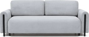 Šedá manšestrová rozkládací/s úložným prostorem pohovka 244 cm Arcadova – ELTAP