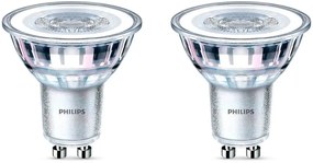 Led žárovka philips led classic 4.6-50 w, gu10, 2700 k, set 2 ks