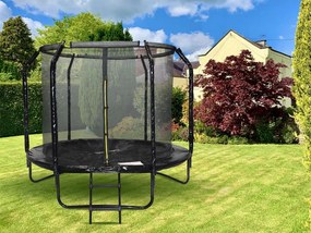 Zahradní trampolína SKY FLYER RING 2v1 244 cm BLACK