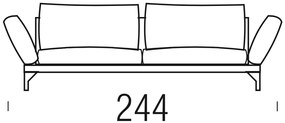 Beltá / Frajumar designové sedačky Asso 244cm