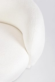 Dvoumístná pohovka tylla 191 cm bouclé bílá MUZZA