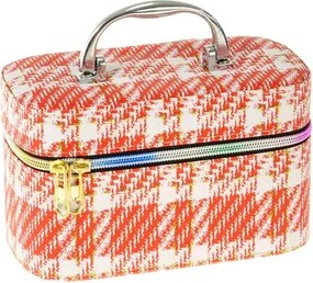 ADAR Kosmetický kufřík S se zrcátkem / 19 x 11 x 10 cm / Textil / od 3