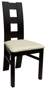 Židle JK42, Barva dřeva: bílá, Potah: ekokůže Soft 017