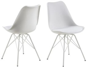 Designová židle Nasia bílá
