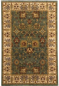 ORIENTAL WEAVERS Kusový koberec PRAGUE 636/IB2G BARVA: Zelená, ROZMĚR: 133x190 cm