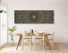 Obraz Mandala ve vintage stylu - 135x45 cm