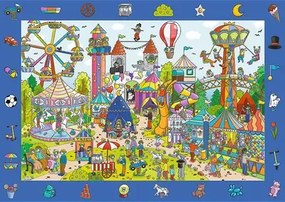 Trefl - Puzzle - Puzzle s hledáním obrázků Spy Guy: Zábavní park / 100