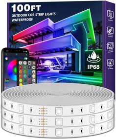 Led pásek Letianpai, IP68, 30 M, více barev, synchronizace s hudbou