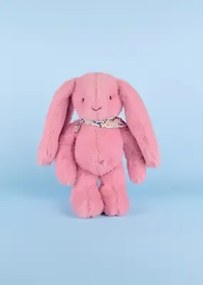 Doudou Plyšový králíček s šátkem 35 cm růžová / od 0 měsíců