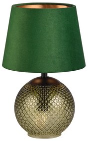 Stolní lampa v zeleno-bronzové barvě (výška 29 cm) Jonna – Trio