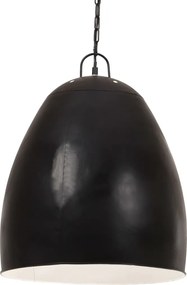 vidaXL Industriální závěsná lampa 25 W kulatá 42 cm E27 [320556] Barva: Černá