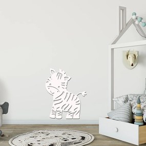 dřevo života Dřevěná dekorace ZEBRA Zvolte barvu dekoru: Bílá, Rozměry šxv (cm): 49x60