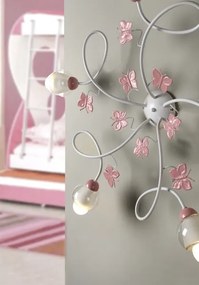 ONLI - Dětský přisazený lustr BUTTERFLY 5xE14/6W/230V