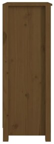 Petromila Knihovna medově hnědá 50x35x97 cm masivní dřevo borovice