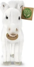 RAPPA Plyšový kůň bílý 24 cm / ECO-FRIENDLY / od 0 měsíců