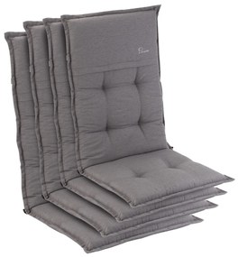 Coburg, polstr, čalounění na židli, vysoké opěradlo, zahradní židle, polyester, 53 x 117 x 9 cm, 4 x čalounění