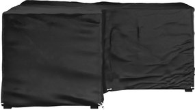 Plachta na zahradní nábytek tvar L 16 oček 215 x 215 x 90 cm 319316