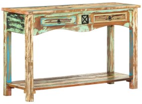 Konzolový stolek 120 x 40 x 75 cm masivní recyklované dřevo 247925