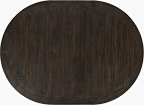 Jídelní rozkládací stůl Avola 122/167 cm z masivu hnědý/bílý