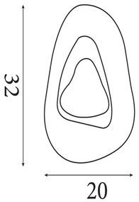 Searchlight 32983BK - LED Nástěnné svítidlo DESTINY LED/8W/230V černá