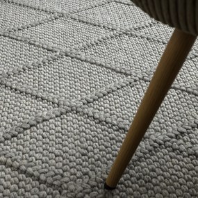 Dywany Łuszczów, Kusový koberec Tahar 99001G grey, 200x290, šedá, ložnice