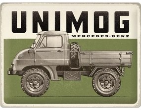 Plechová cedule Mercedes-Benz - Unimog, (40 x 30 cm)