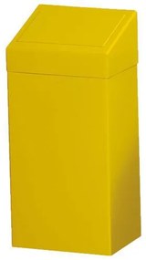 Kovona  Kovový odpadkový koš na tříděný odpad, objem 50 l, žlutý