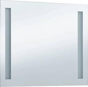 vidaXL Koupelnové nástěnné zrcadlo s LED osvětlením 80 x 60 cm [144706]