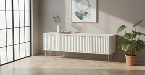 TV stolek Stilig ST709 200 cm bílý/zlatý