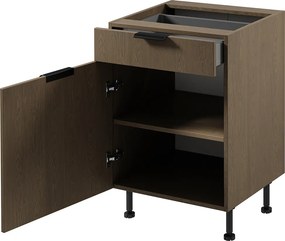 SORENTO b | dolní skříňka D60S1 se zásuvkou a příborníkem | 60 cm | LEVÁ | baltic