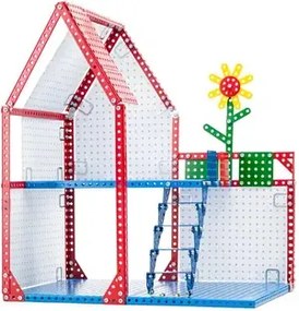 Merkur - Domeček pro panenky - 34x39x25 cm / 345 dílků / od 5 let