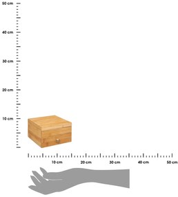 Šperkovnice Tidy, 9,5x15x15 cm, bambus