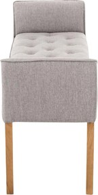 Chaiselongue Cleopatra, světlý antik – světle šedá