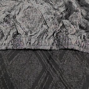 Napínací potah na křeslo Classic - šedý