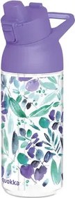 Quokka Swift 785 ml Violets / Láhev na vodu / S pítkem / Ecozen / BPA