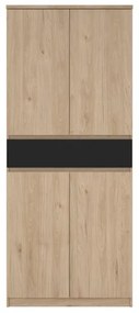 FALCO Botník Naia 92210 jackson hickory/černý mat