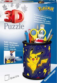 Puzzle ravensburger 3d 112579 stojan na tužky pokémon 54 dílků
