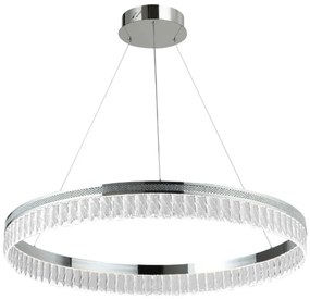 LED Stmívatelný křišťálový lustr na lanku THALIA LED/55W/230V 3000-6000K + DO