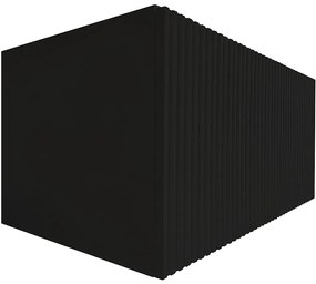TUANA - Koupelnová skříňka pod umyvadlo Merito - černá matná - 80x50x43 cm
