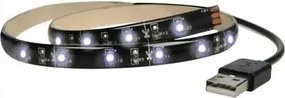Solight WM501 LED pásek pro TV / 100cm / USB / vypínač / studená bílá