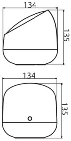 WiZ - LED RGBW Stmívatelná stolní lampa SQUIRE LED/9W/230V 2200-6500K Wi-Fi