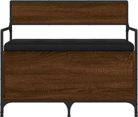 vidaXL Úložná lavice 85,5 x 42 x 73,5 cm kompozitní dřevo [835238] Barva: Černá
