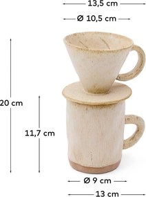 Keramický dripper Zunel – Kave Home