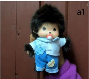 Panenka Monchhichi (mix barev) MONČIČÁK Varianta: a1 modrá
