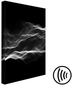 Obraz Zvuková vlna (1 díl) - Černobílá vizualizace hudby