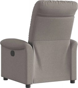 Elektrické polohovací křeslo taupe textil 3303241