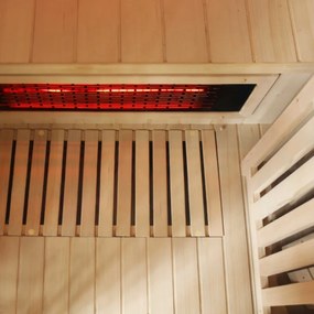 BPS-koupelny Kombinovaná sauna 2v1  - Infrasauna + finská sauna 160x160, 3-4 osoby