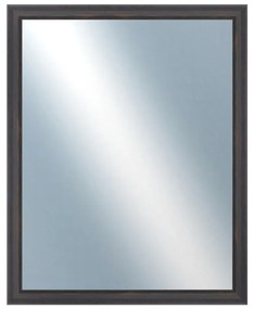 DANTIK - Zarámované zrcadlo - rozměr s rámem cca 40x50 cm z lišty DELFINO hnědá (2899)