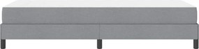 Postel s boxspringem Světle šedá 80 x 200 cm textil 3398444