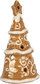 Perníkový stromek na čajovou svíčku Gingerbread Cott - Ø 8*15 cm